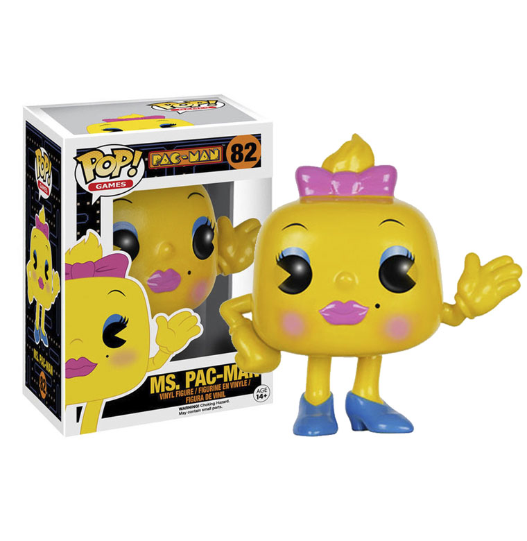 Ms. Pac-Man - Pac-Man - 82 - Funko POP! Games - Vinylfigur | logoshirt ...