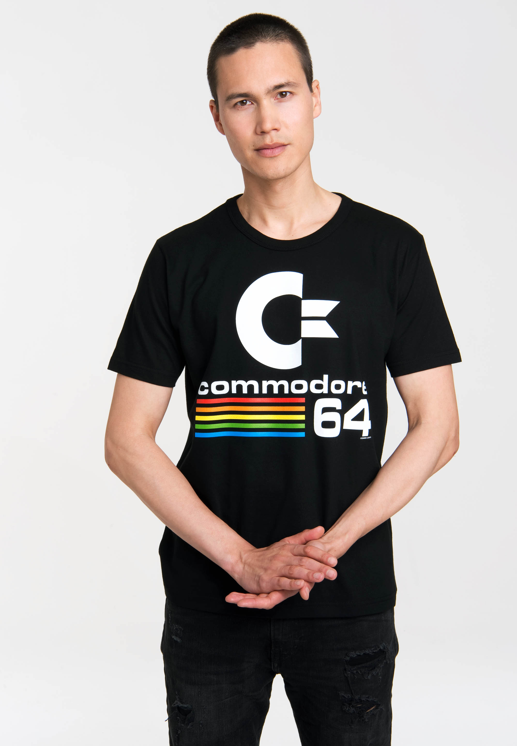 Commodore 64 - C64 - Logo - Print T-Shirt - Men | logoshirt-shop.de