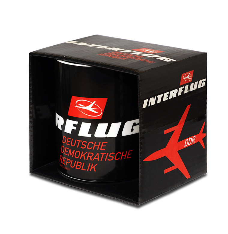 Interflug DDR - Logo - Kaffeetasse | logoshirt-shop.de
