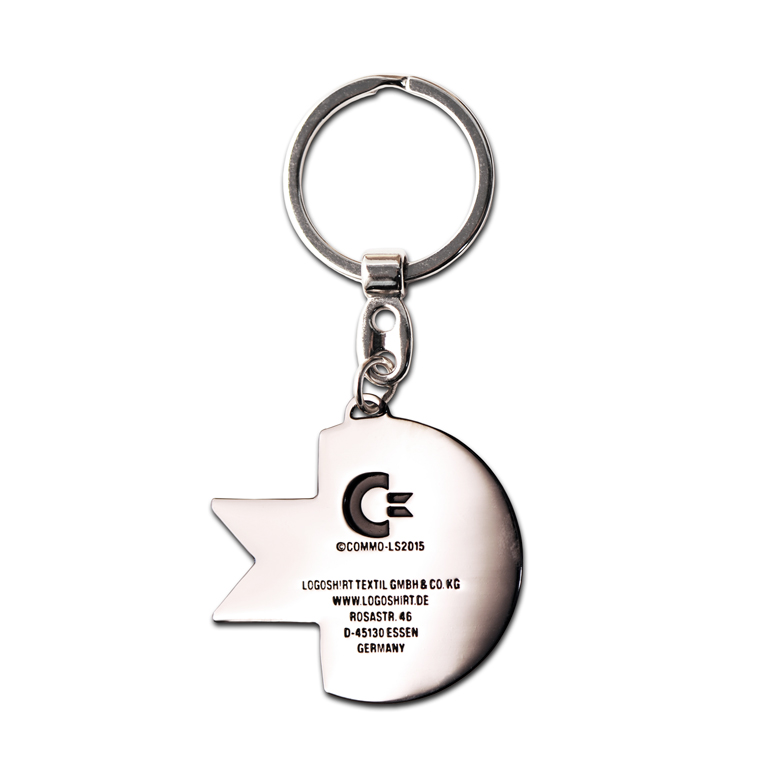 Commodore 64 - C64 - Logo - Schlüsselanhänger | logoshirt-shop.de