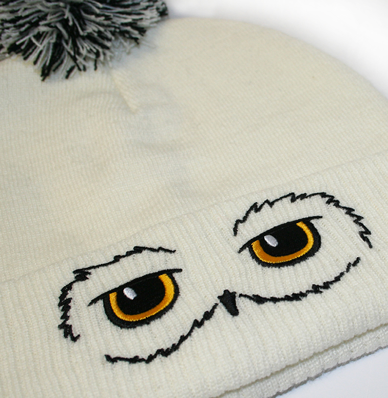 Harry Potter - Hedwig - Eyes - Woolen Hat Pom-Pom - Kids | logoshirt ...